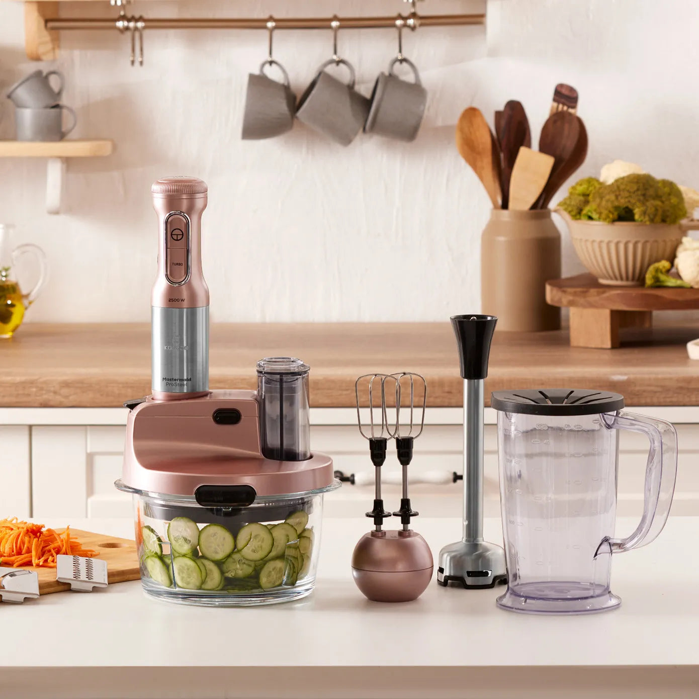 Karaca Mastermaid Prosteel Glass Kitchen Robot, Long Blender, 2500 W, – Karaca Netherlands