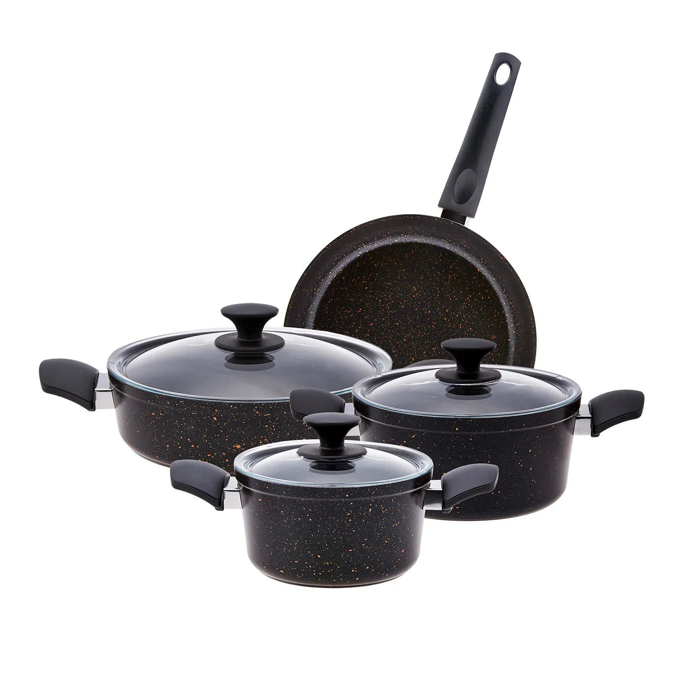 Karaca Biogranit Blackgold V1 7 Piece Cookware Set – Karaca Netherlands