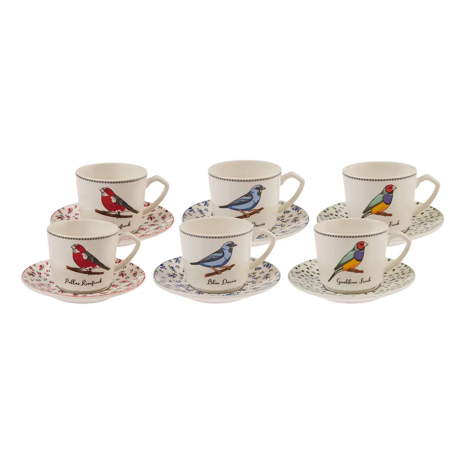 Karaca Vogel Set of 6 Coffee Cups 80 ml – Karaca Netherlands
