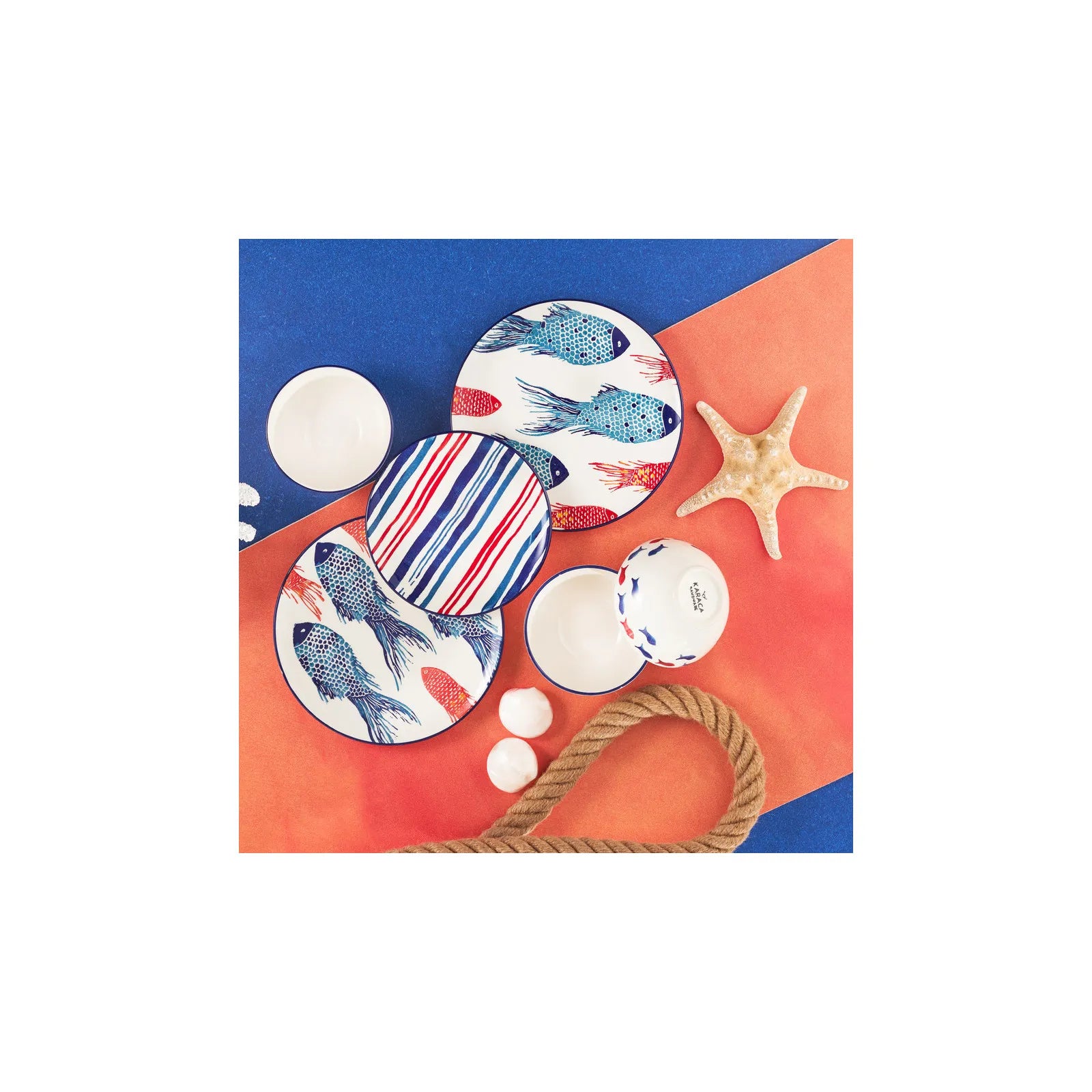 Karaca Nemo Set of 6 Serving Plates – Karaca Netherlands