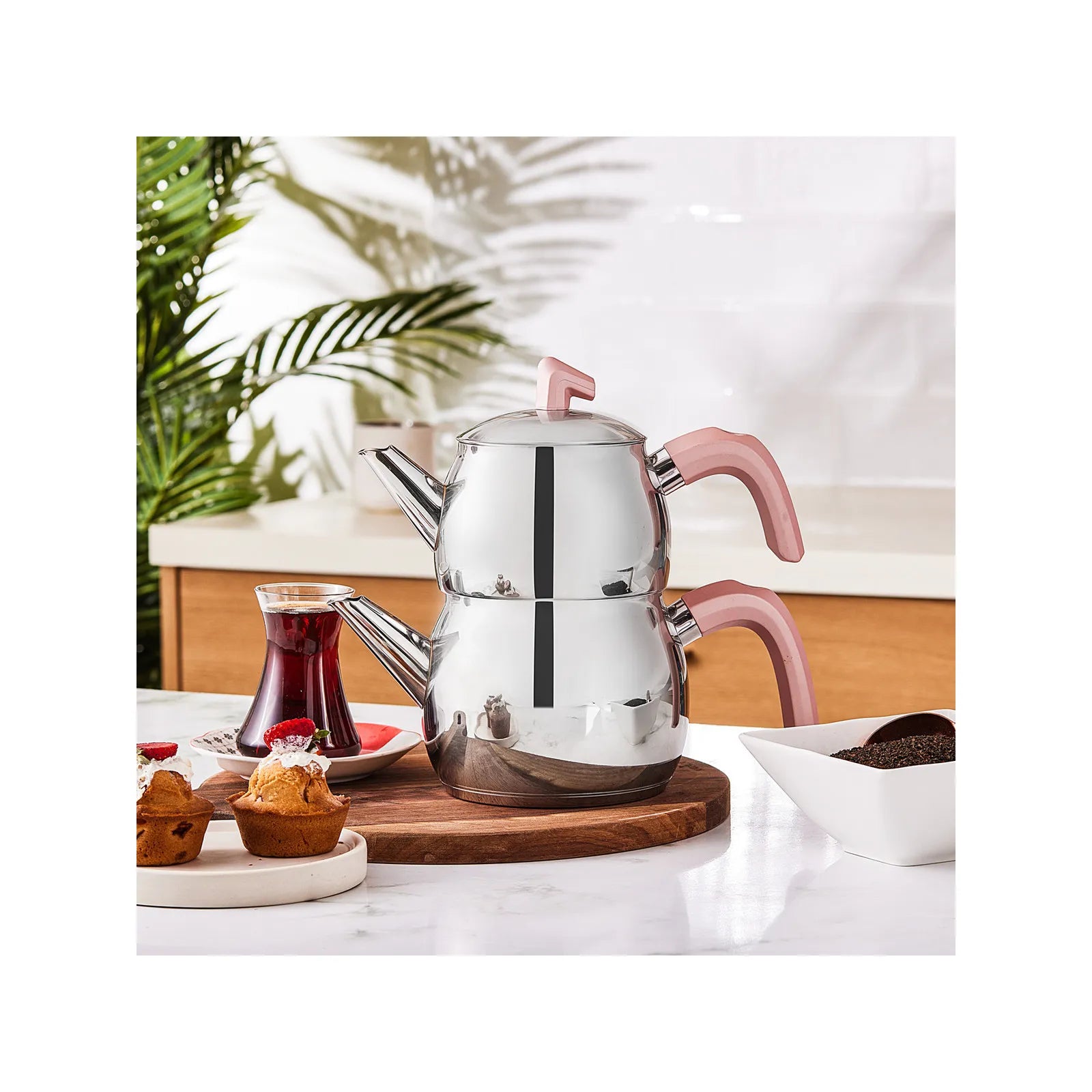 Karaca Belinay Midi Rose Teapot Set – Karaca Netherlands