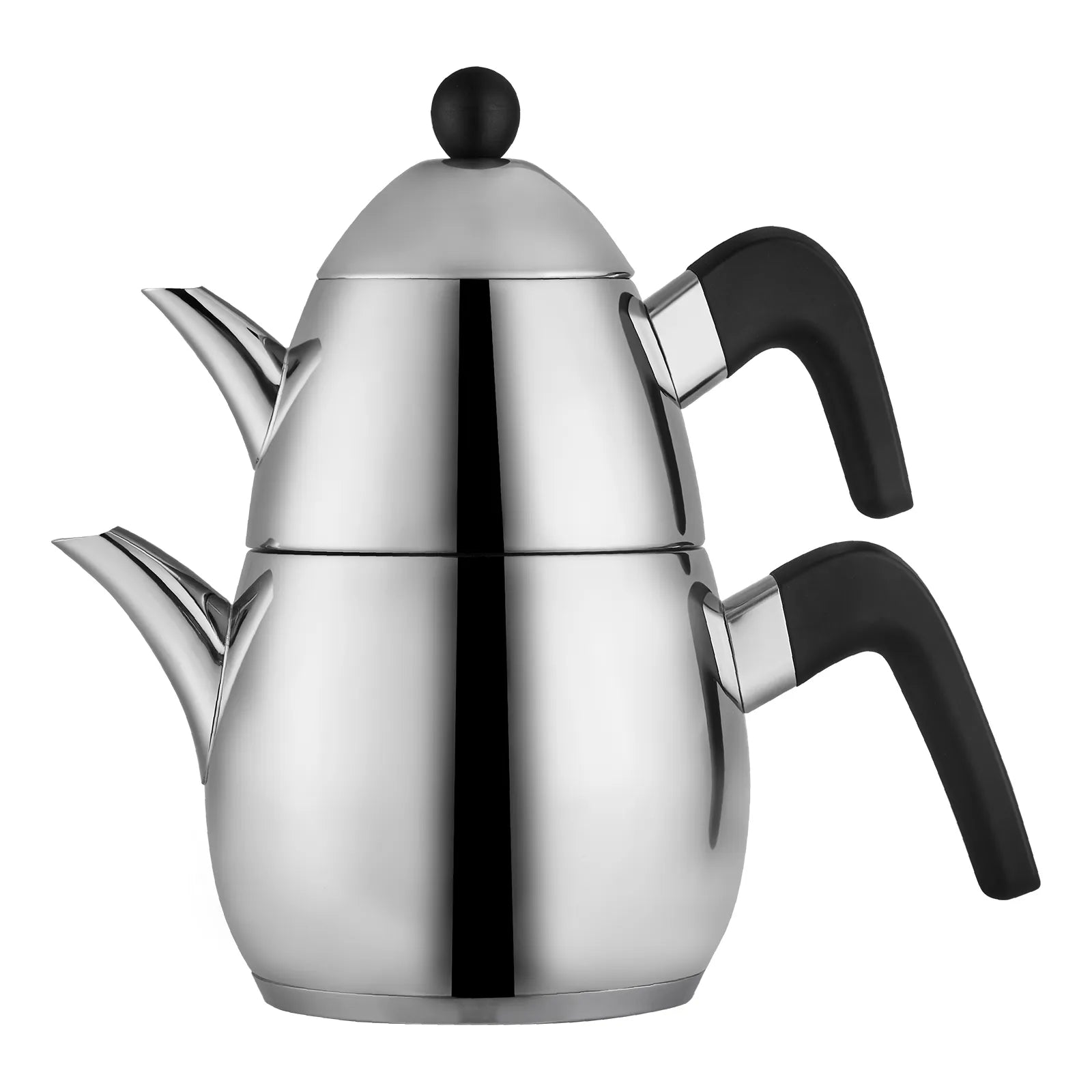 Karaca PowerSteel Pro 316+ Tokyo Double Teapot Set Family Size – Karaca ...