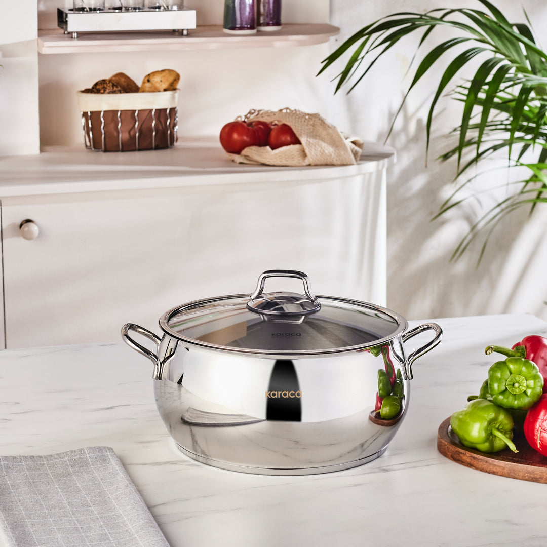 Karaca Emirgan Induction Steel Pot, 26 cm – Karaca Netherlands