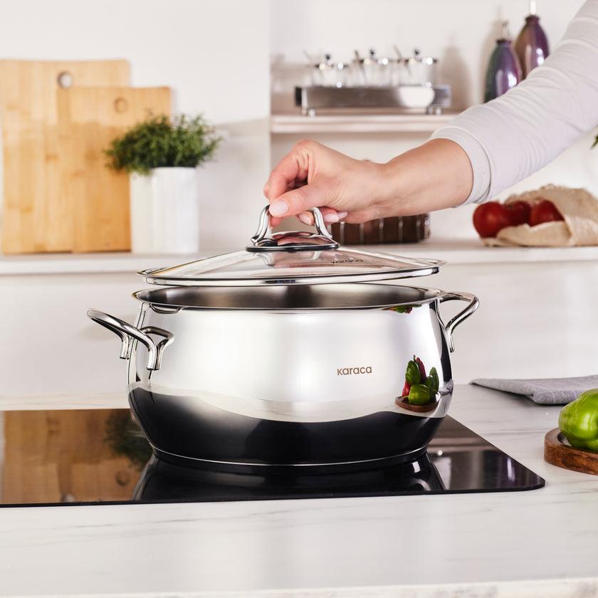 Karaca Emirgan Induction Steel Pot, 26 cm – Karaca Netherlands