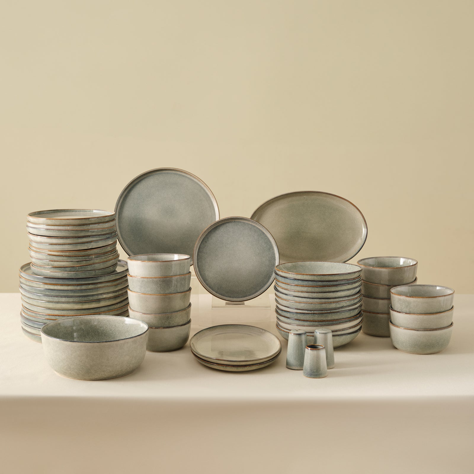 Karaca Earth Collection Skal 55-Piece Dinner Set for 12 People – Karaca ...