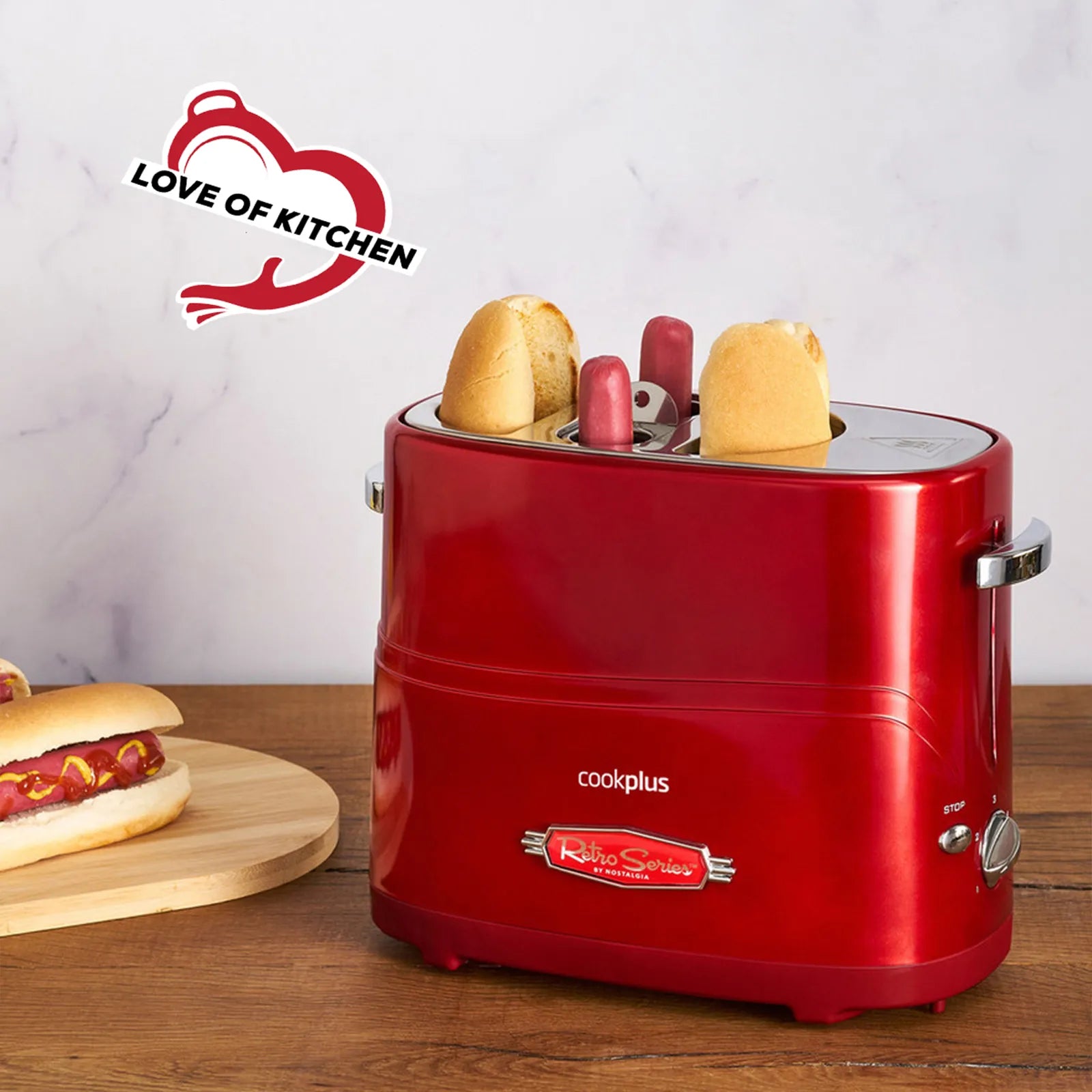 Cookplus Love of Kitchen 2 Part Hot Dog Maker – Karaca Netherlands