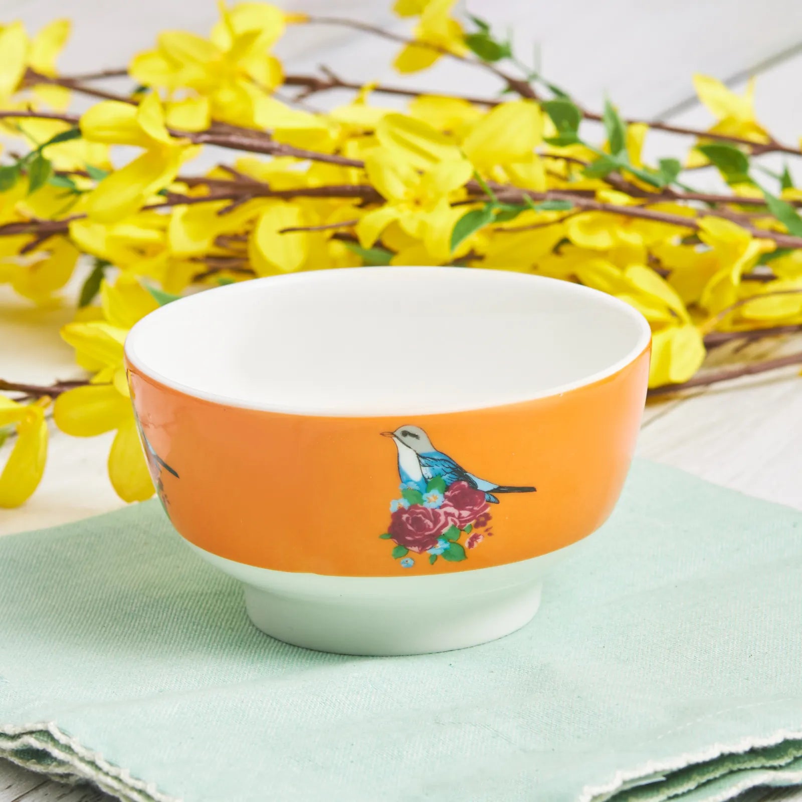 Karaca Flores Orange Snack bowl/Nut bowl 11 cm – Karaca Netherlands
