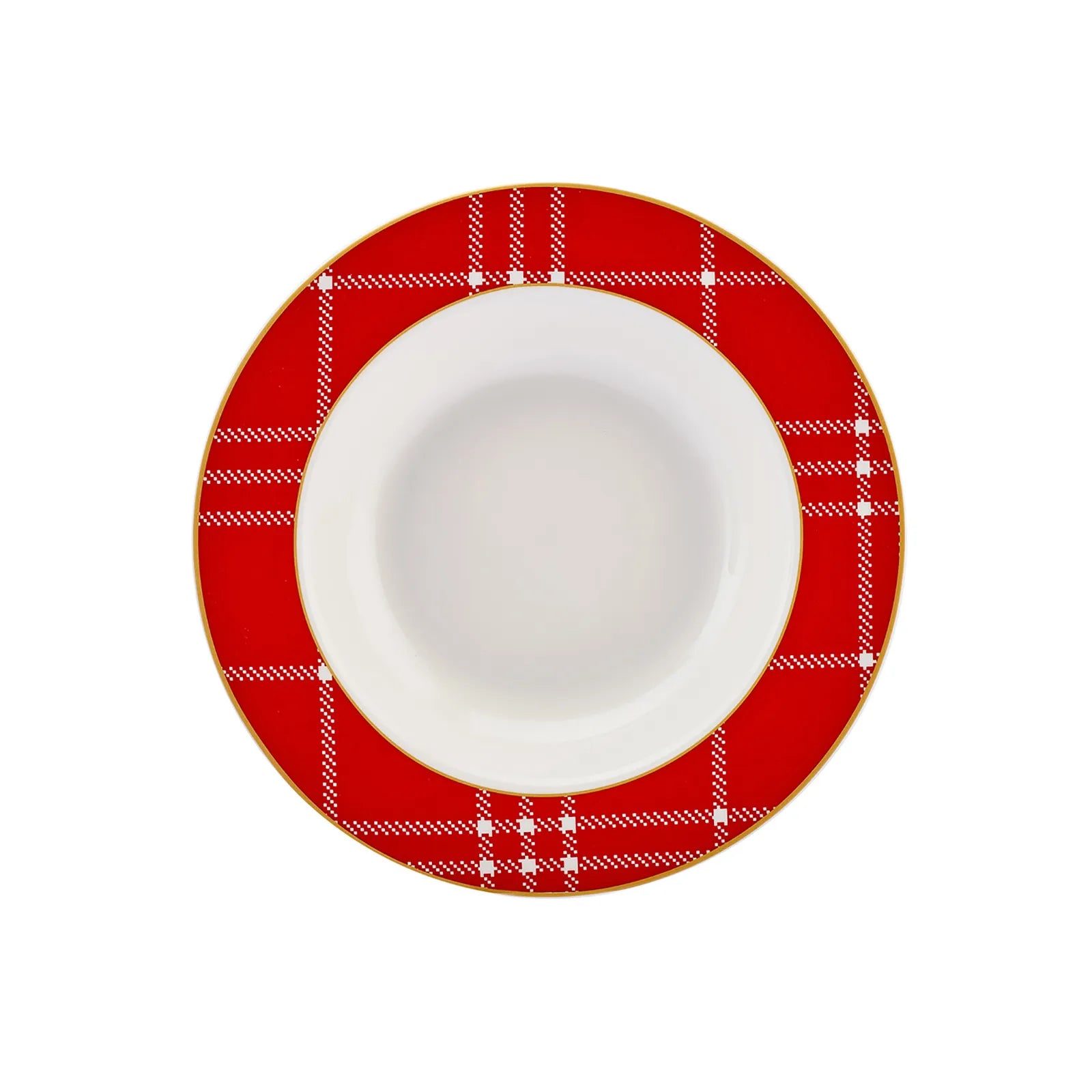 Karaca Red Deep Plate 21 cm – Karaca Netherlands