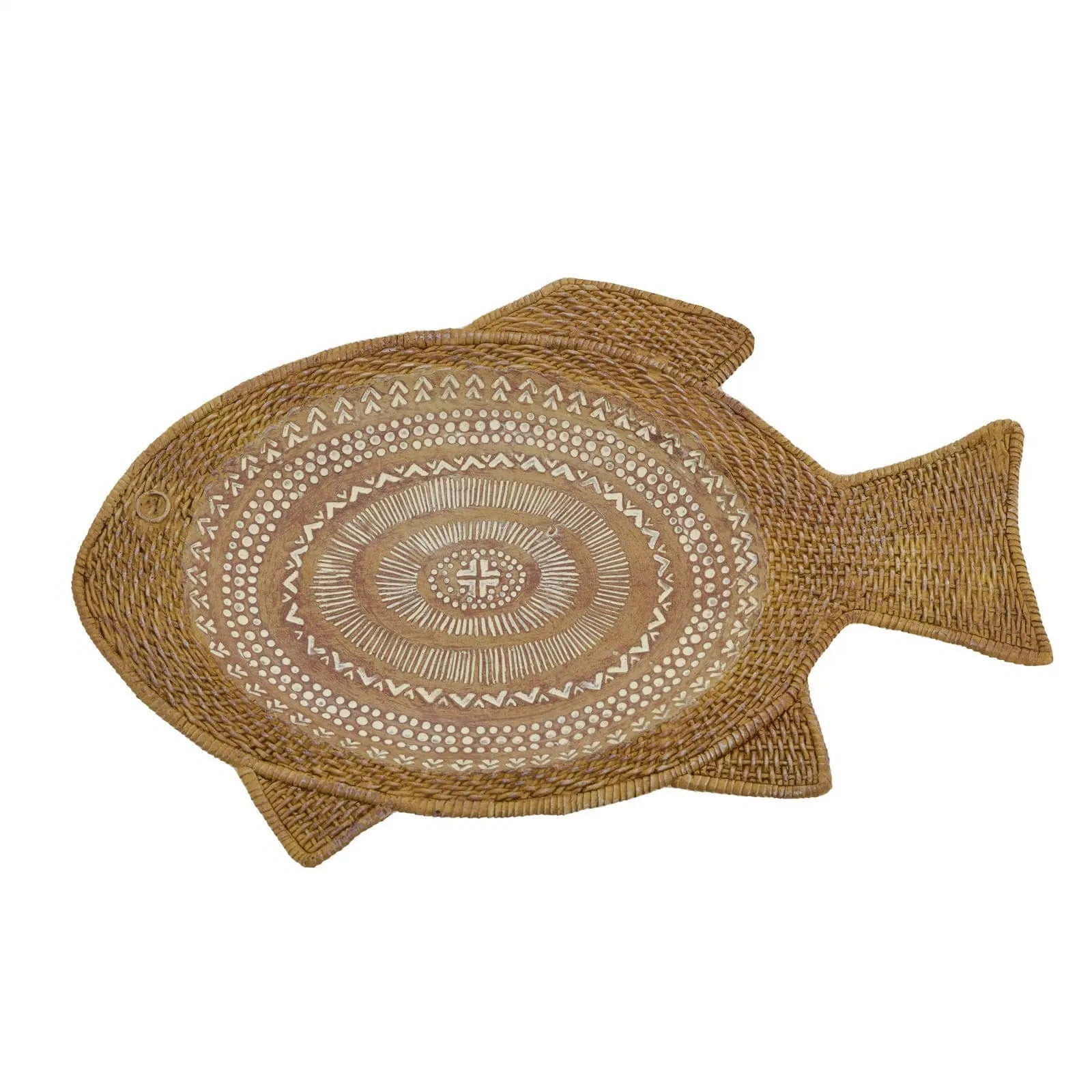 Melanie Fish Strooien Decoratief Bord – Karaca Netherlands