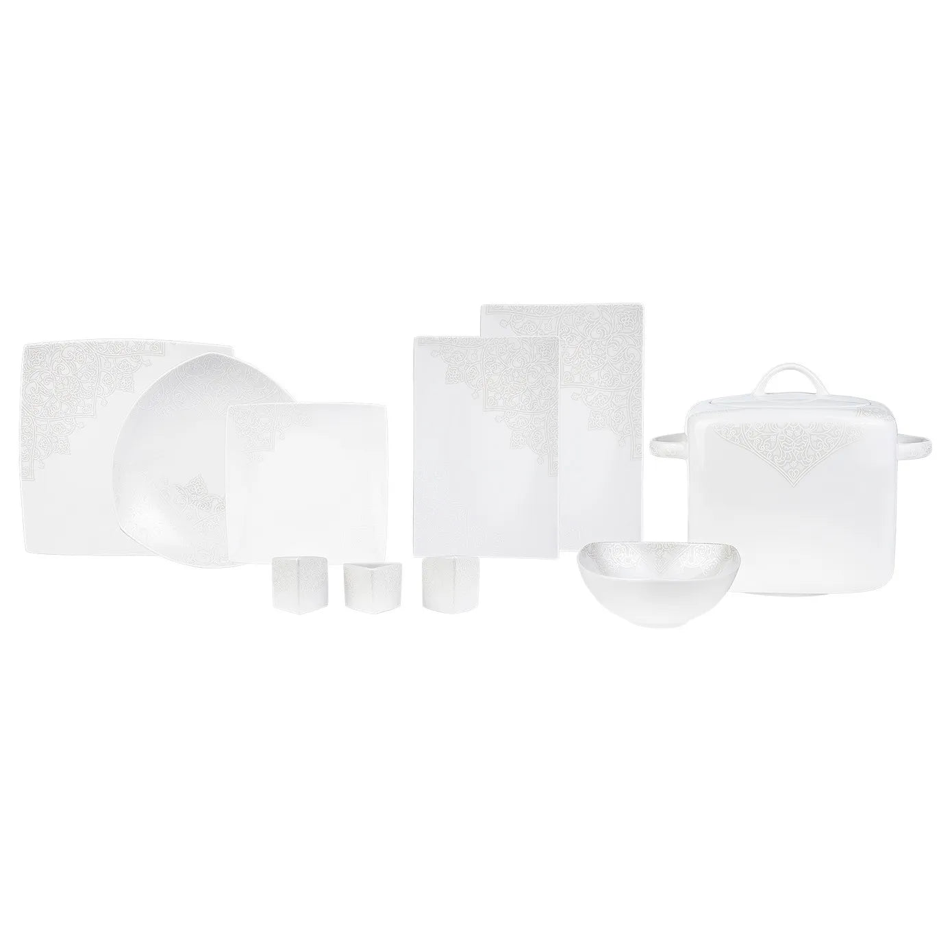Karaca Seha Cream 60 Piece Dinnerware Set for 12 Person – Karaca ...