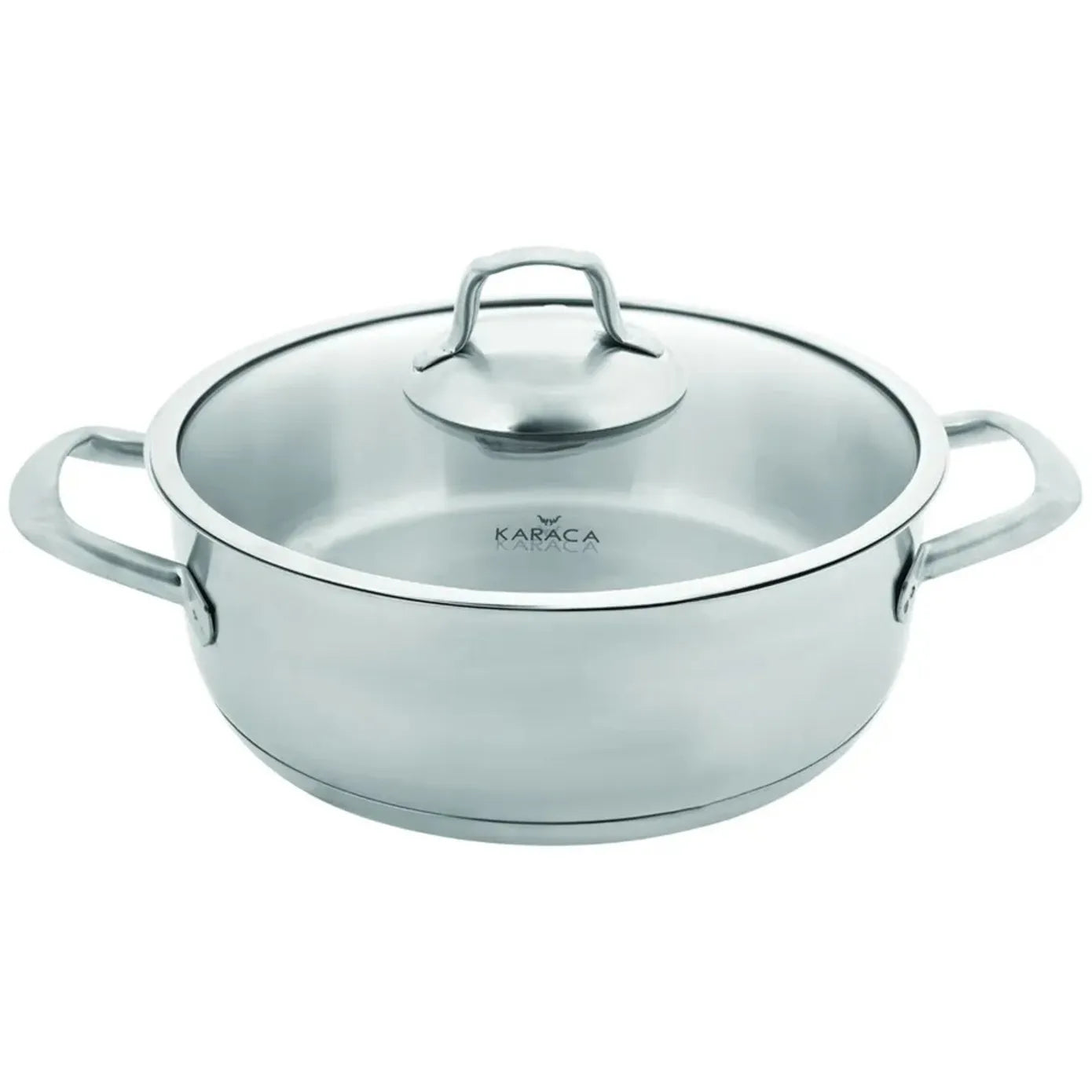 Karaca Bianca Steel Wide Stew Pot 28 cm – Karaca Netherlands