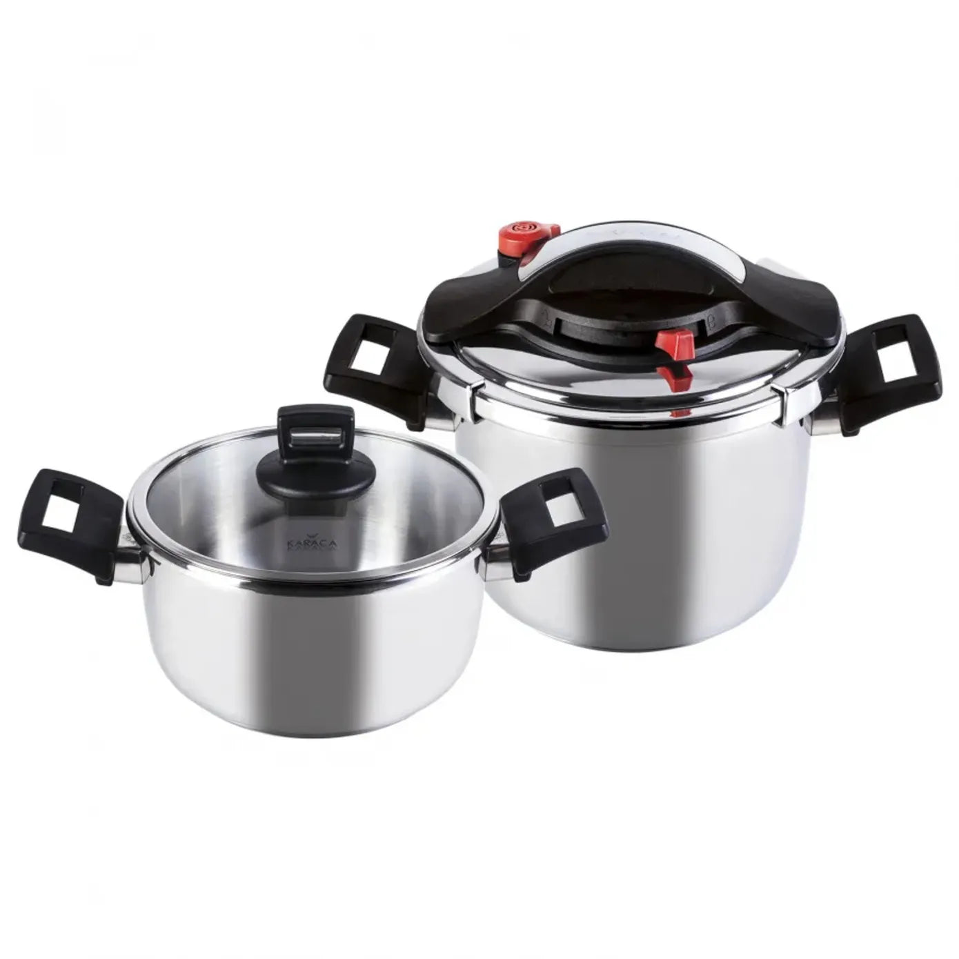 Karaca Vitola 4 +6 Pressure Cooker Set – Karaca Netherlands