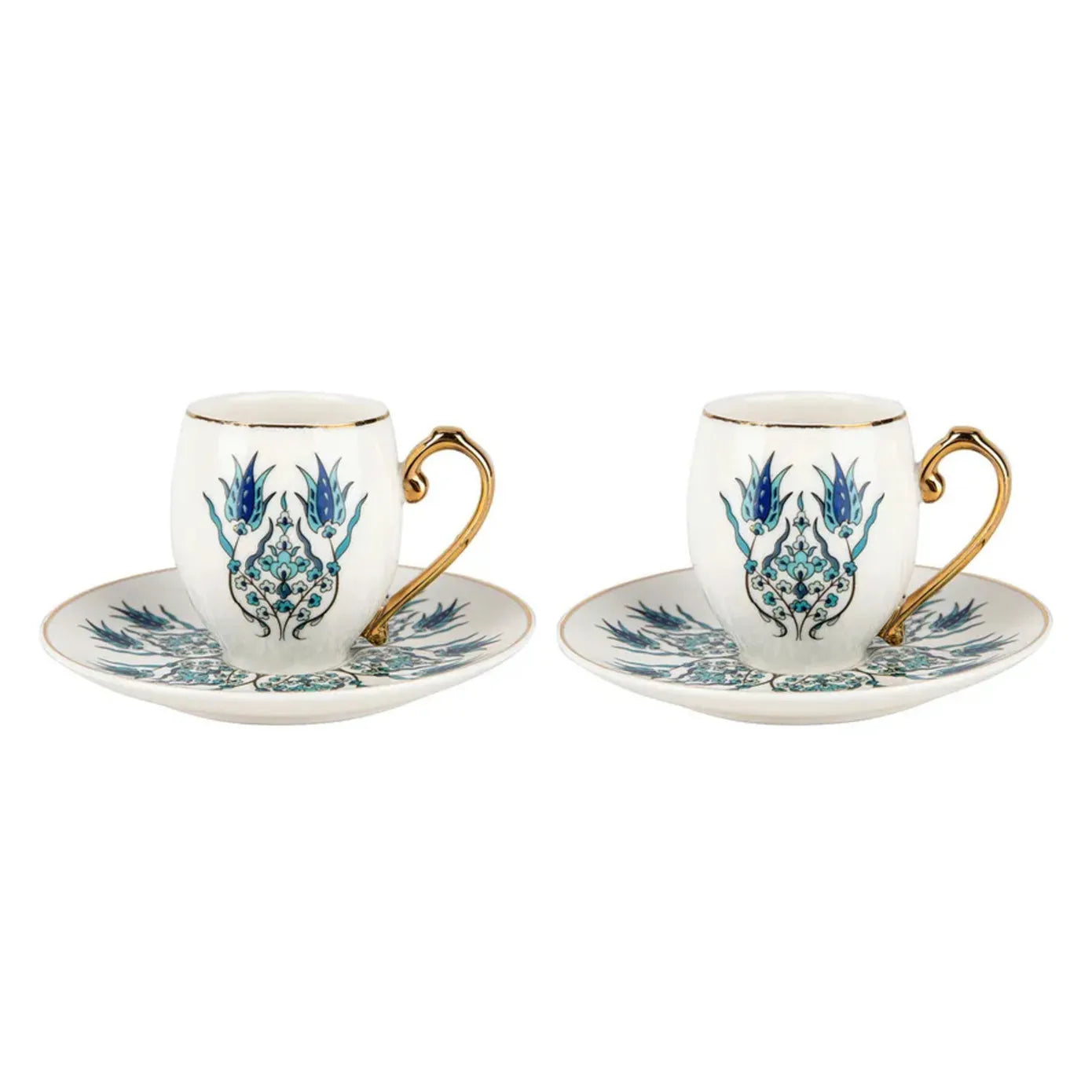 Karaca Iznik Coffee Cup Set For 2 – Karaca Netherlands