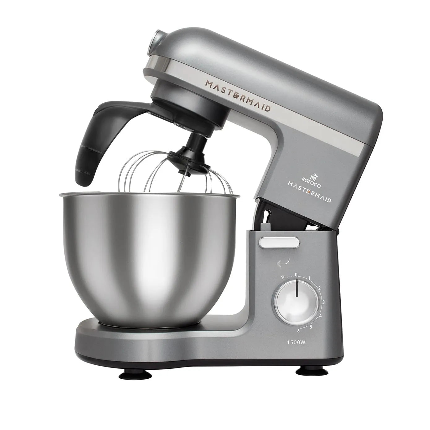 Karaca Mastermaid Chef Pro Double Arm Stand Mixer Space Gray, 5L, 1500 ...