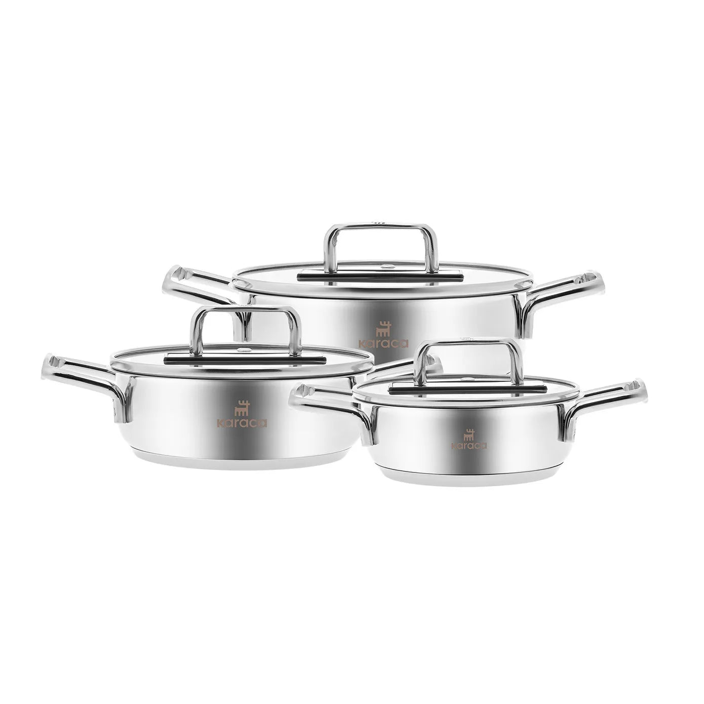 Karaca Arya Steel Cookware Set, 6-Piece – Karaca Netherlands