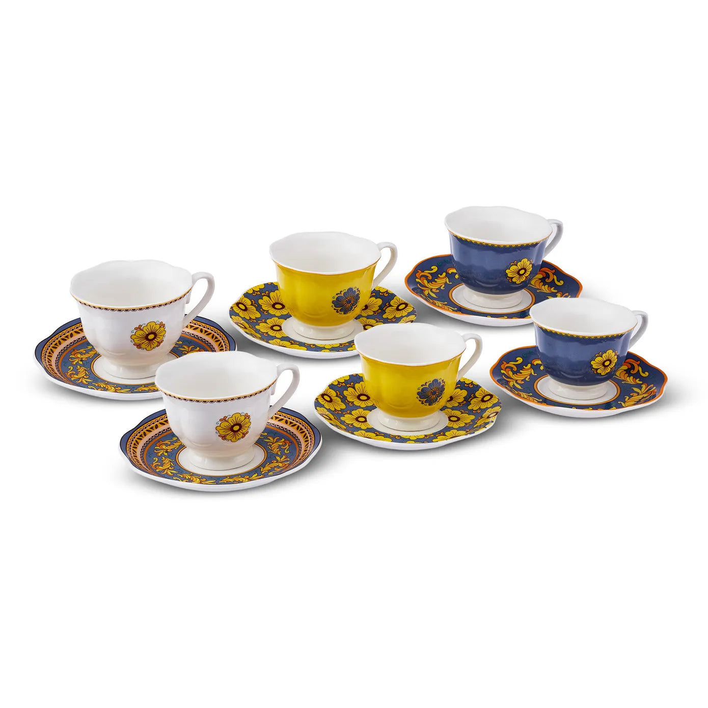 Karaca Capri Coffee Cup Set for 6 Person 80 ml – Karaca Netherlands
