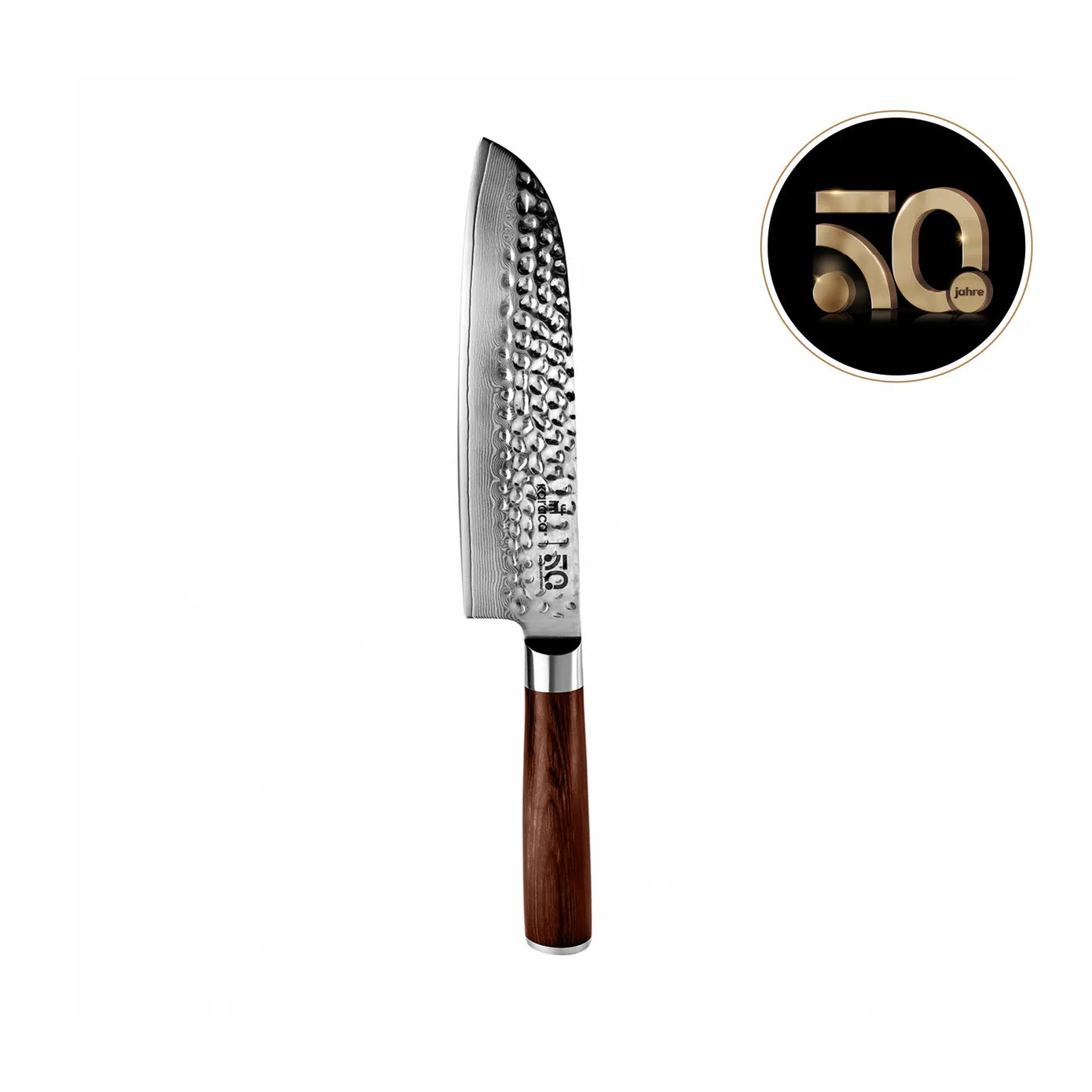 Karaca 50th Year Signature Collection x Damascus Santoku Knife – Karaca ...