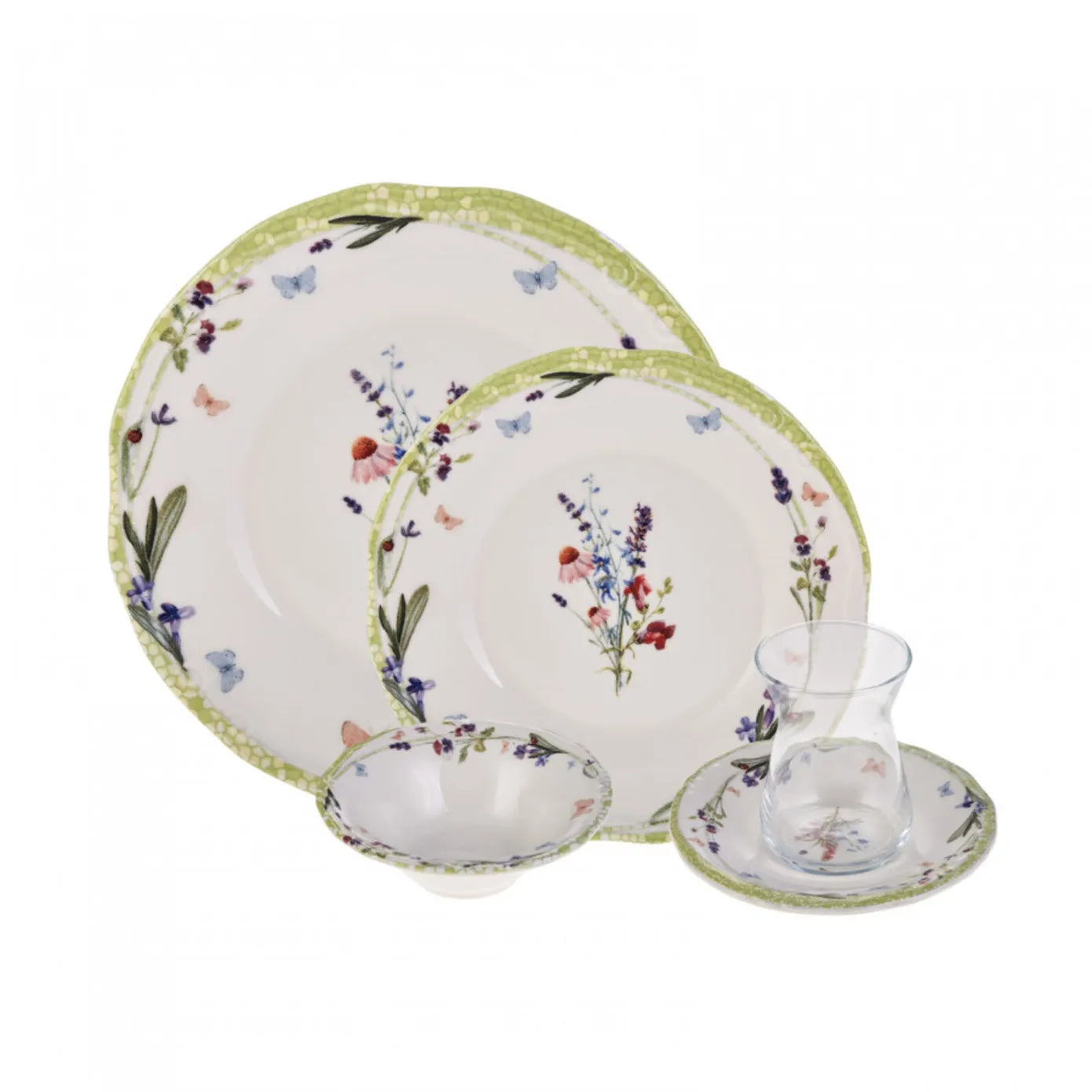 Karaca Cassia 4 Person Breakfast and Serveware Set, 18 Piece – Karaca ...