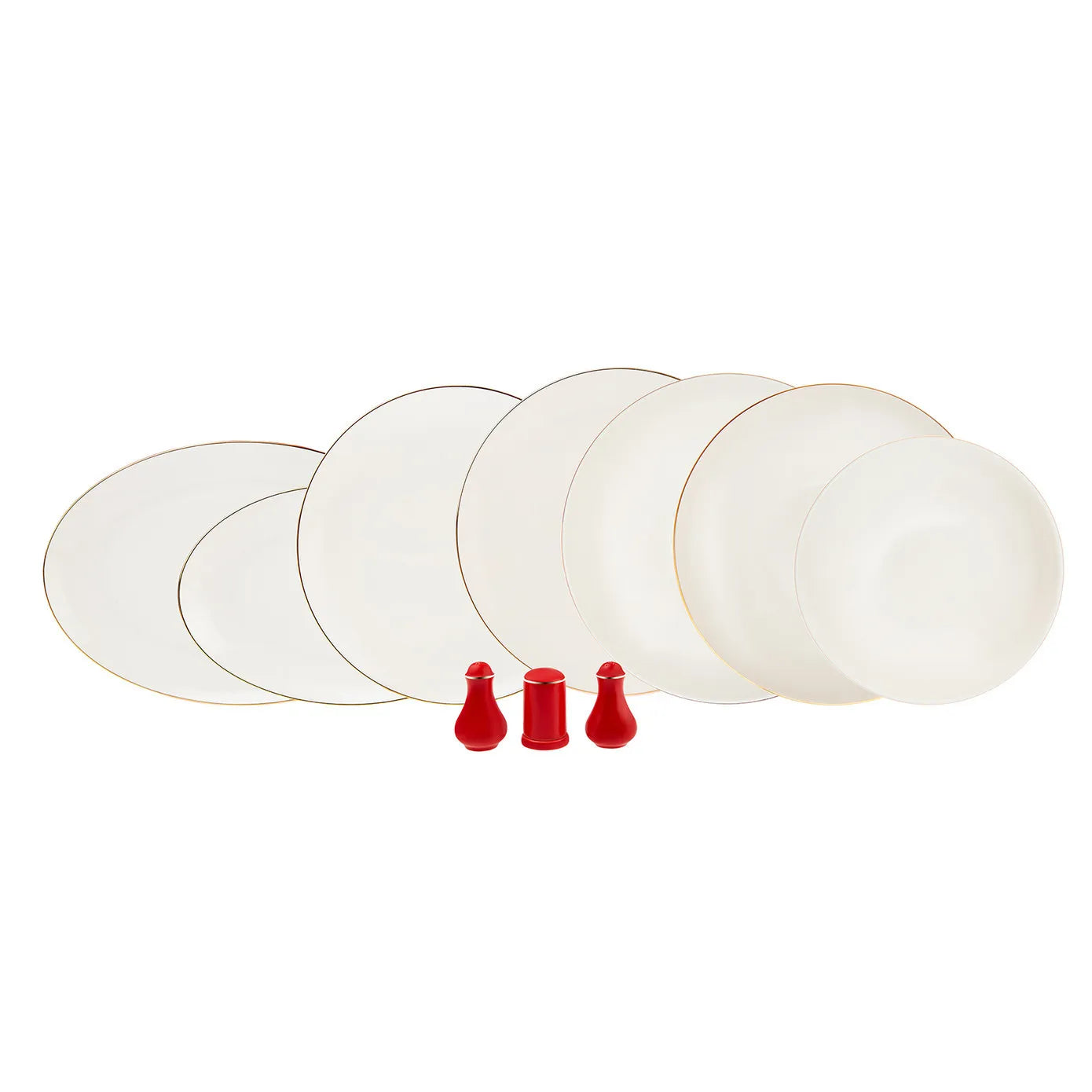 Karaca New Noble Red 58 Pieces Dinnerware Set For 12 Persons – Karaca ...