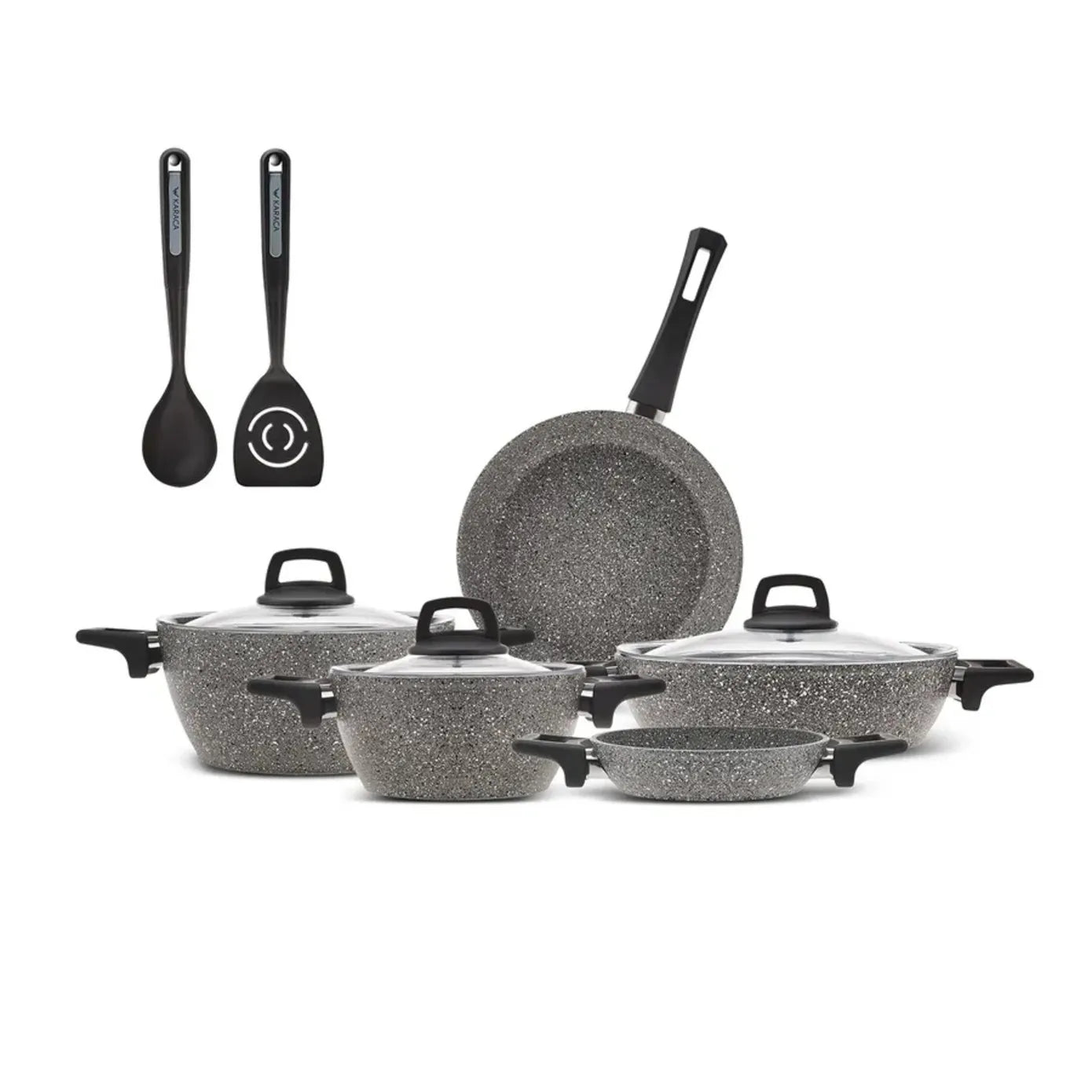 Karaca Biogranit Stella 10 Piece Cookware Set with Service Set – Karaca ...
