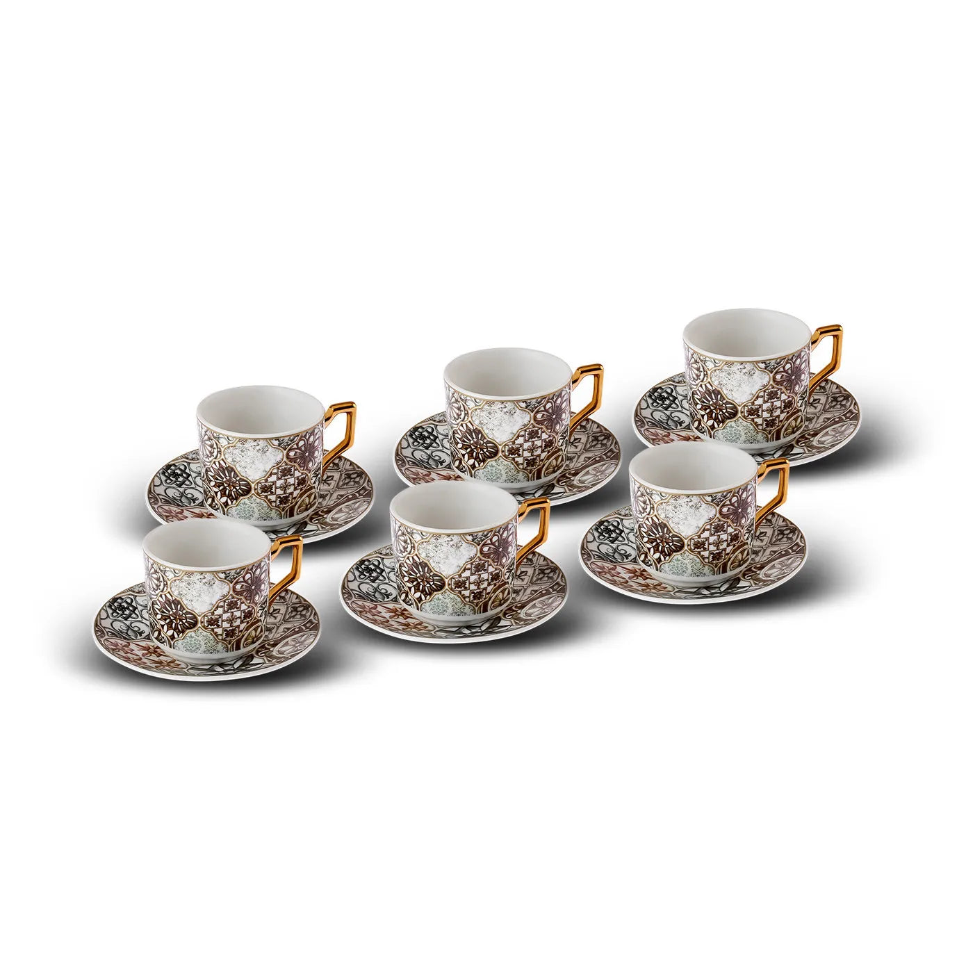Karaca Milas for 6 Person Coffee Cup Set, 100 ml – Karaca Netherlands