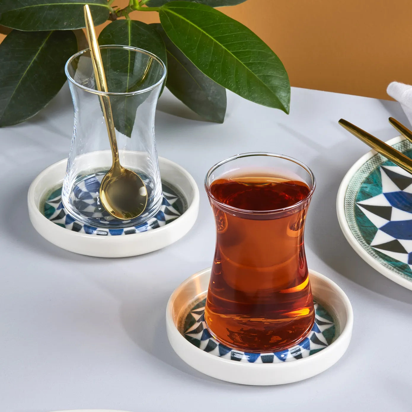 Karaca Roman tea set, 12 piece, ceramic – Karaca Netherlands