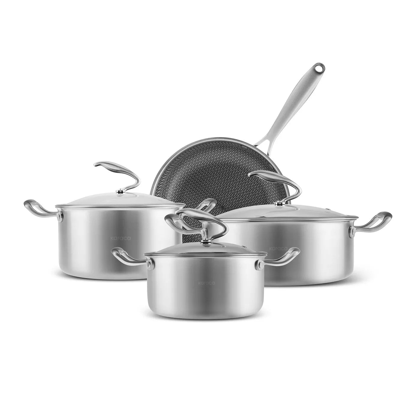 Karaca 5Ply PowerSteel 316+ Cookware Set, 7 Piece – Karaca Netherlands