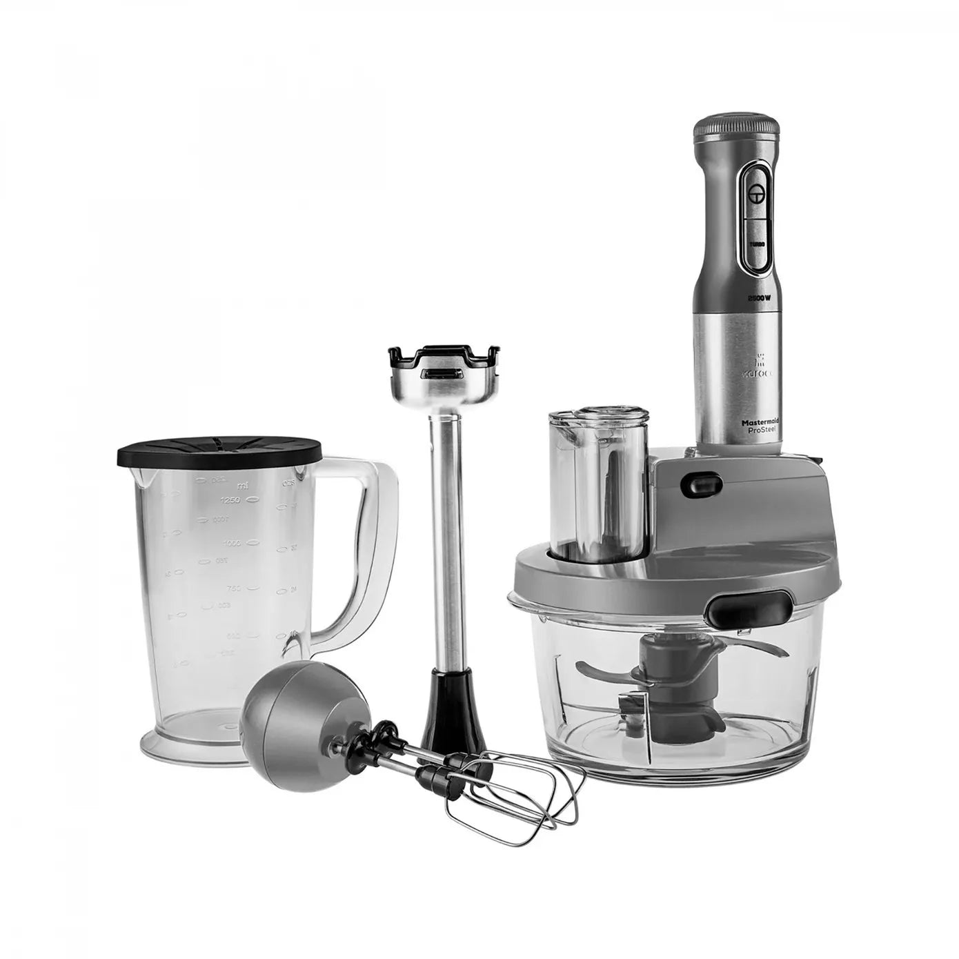 Karaca Mastermaid Prosteel Glass Kitchen Robot, Long Blender, 2500 W ...