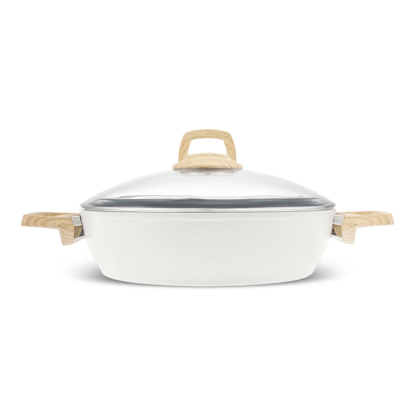 Karaca Swiss Crystal Induction Casserole Pot, 30 cm, Creamy – Karaca ...