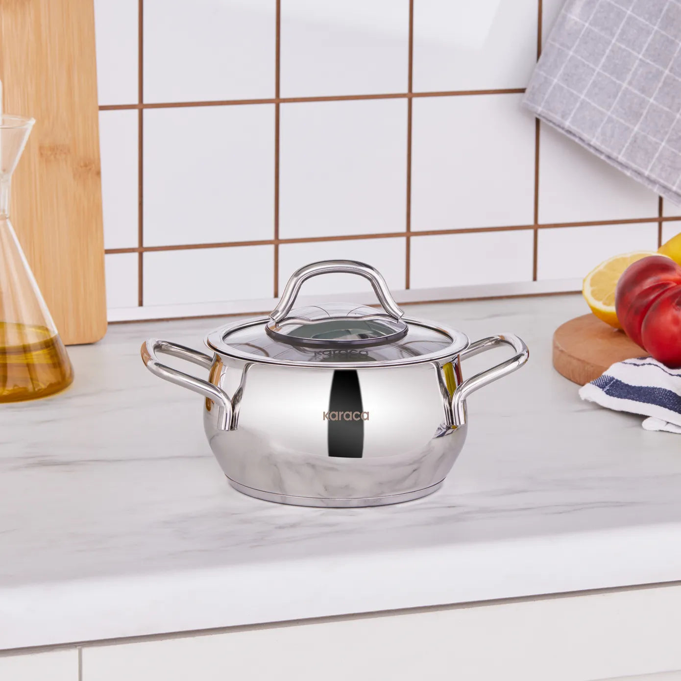 Karaca Emirgan Stalen Pot, 14 cm – Karaca Netherlands