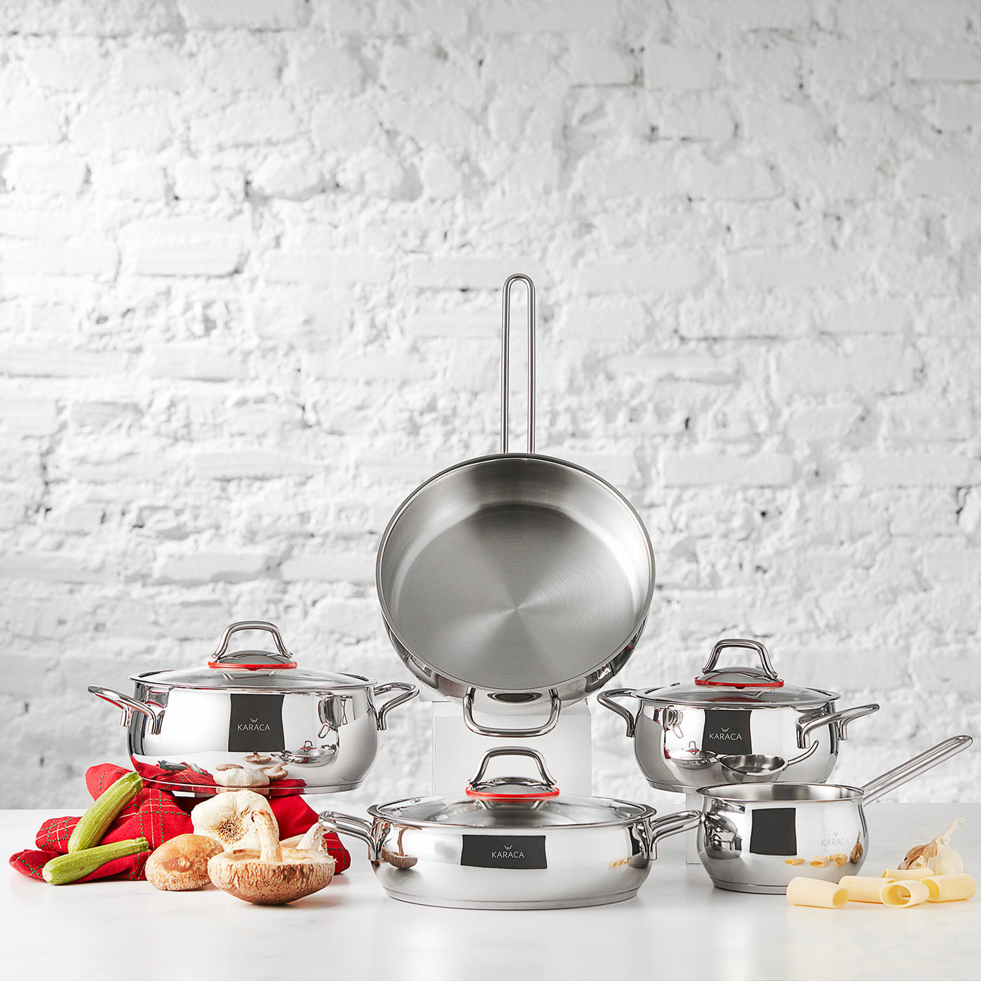 Karaca Şile 8-Piece Cookware Set – Karaca Netherlands